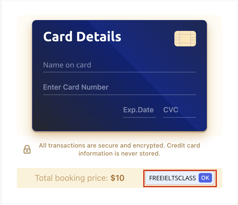 Free IELTS preparation class – free trial. – English Class